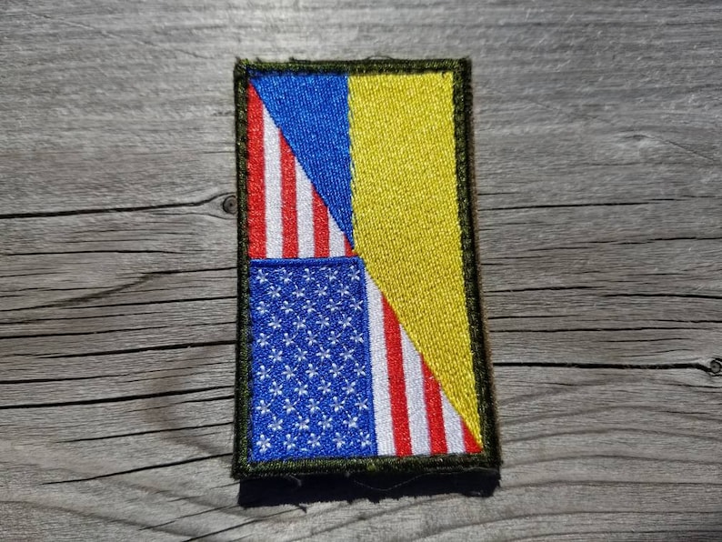 USA-Ukrainian National Flags Patch US-UA Cooperative Patch | Etsy