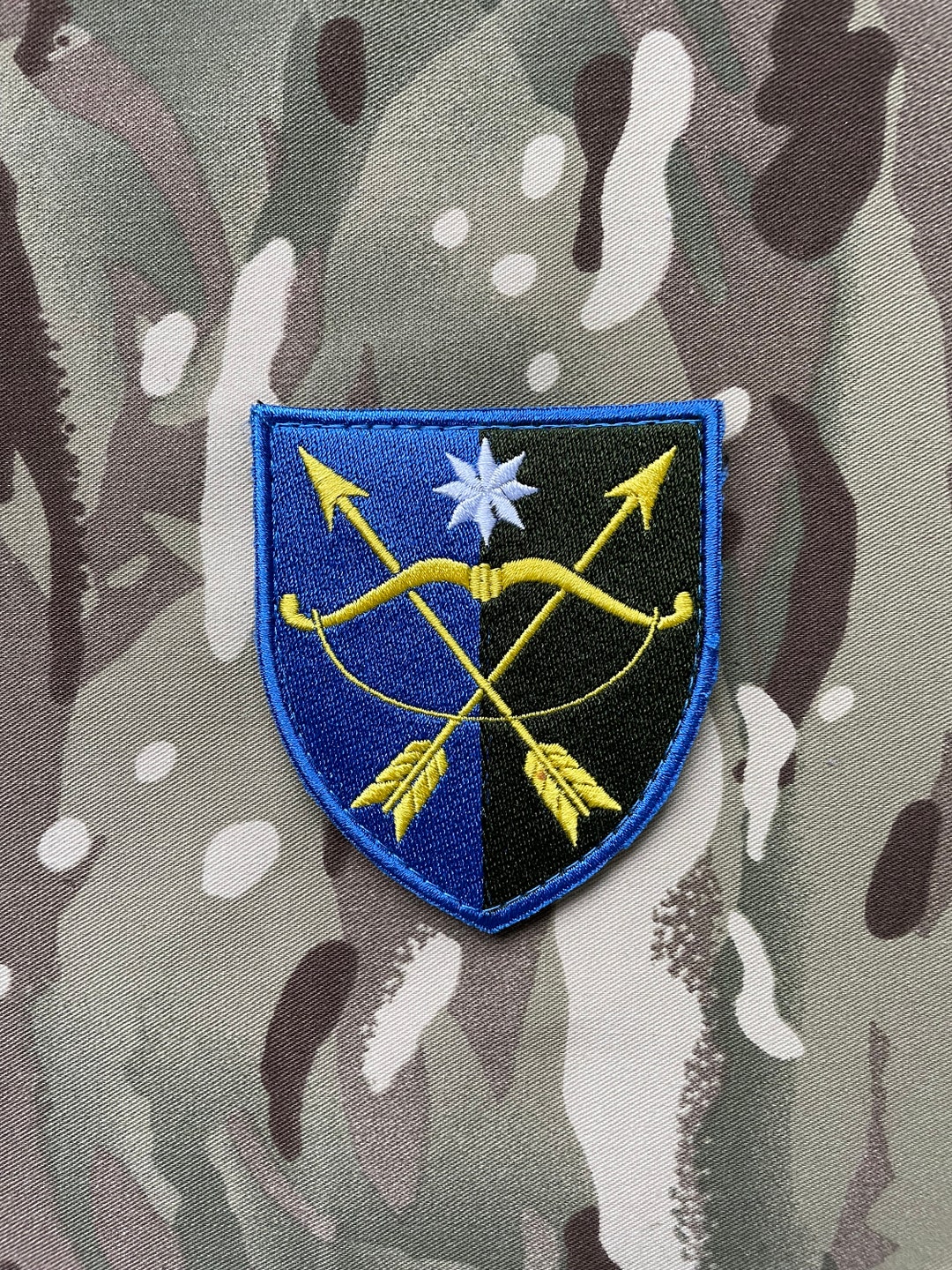 Ukraine Morale Patch, Ukrainian Embroidered Patch, Trident Tryzub ...