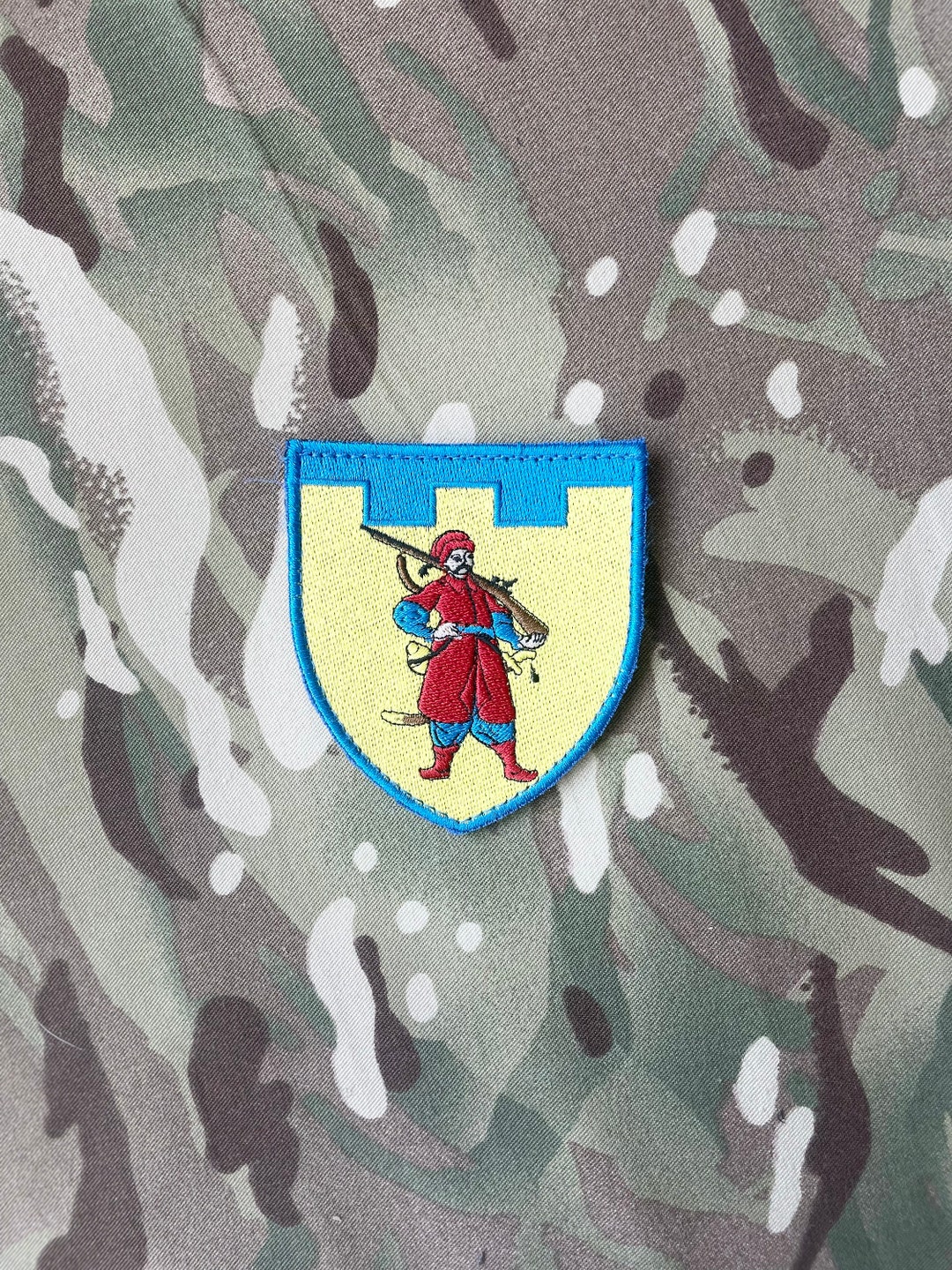 Ukraine Morale Patch, Ukrainian Kozak Patch, Embroidered Patch, Trident ...