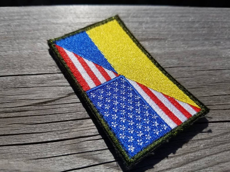 USA-Ukrainian National Flags Patch US-UA Cooperative Patch | Etsy