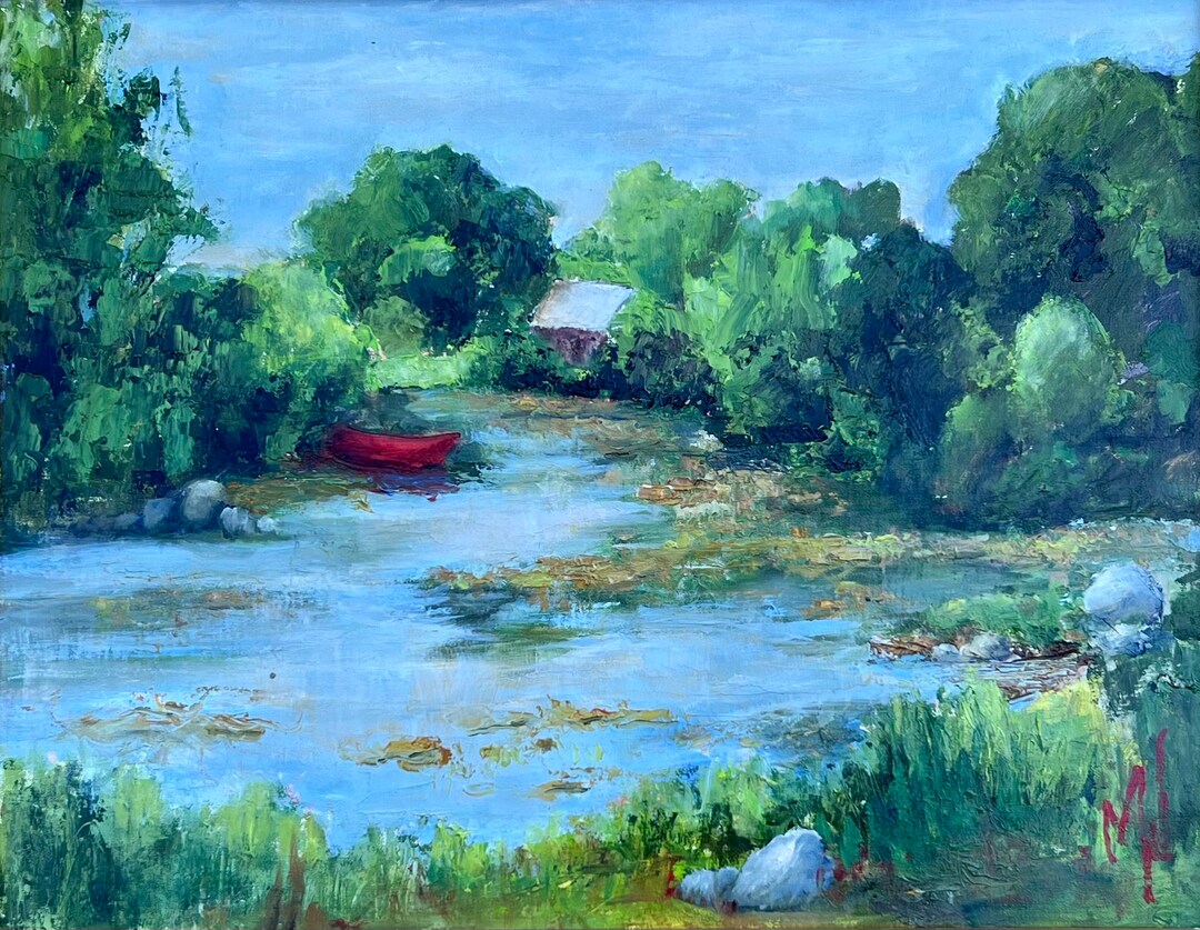 Idyllic Irish Pond - Etsy