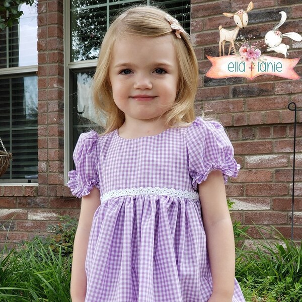 Lavender Gingham - Etsy