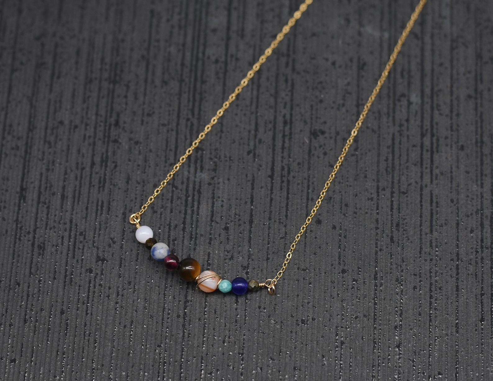 Solar System Necklace Planet Necklace Space Necklace - Etsy