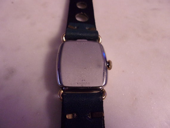 Vintage Mens Bulova "The Director" on Blue NOS Rally … - Gem