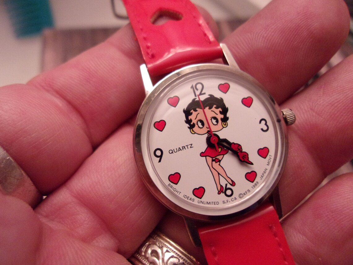Vintage BETTY BOOP Quartz Watch with Original Band Working. | Etsy