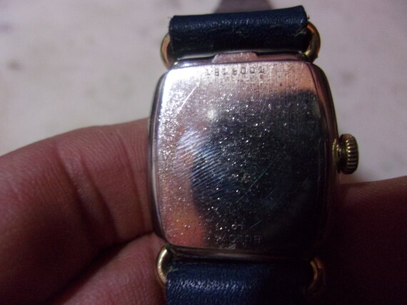 Vintage Mens Bulova "The Director" on Blue NOS Rally … - Gem