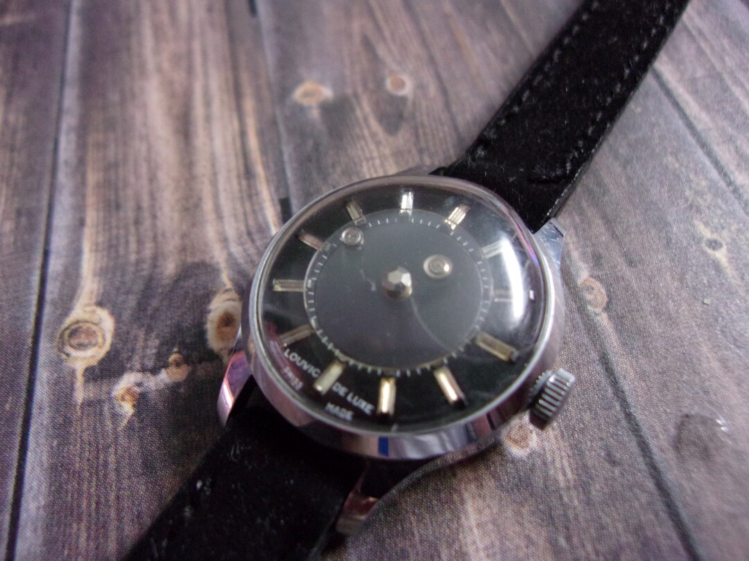 Stunning Vintage LOUVIC Mystery Dial Manual Ladies' Wristwatch With ...