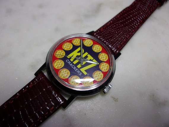 Vintage RITZ CRACKERS Manual Wind Watch, Good Working… - Gem