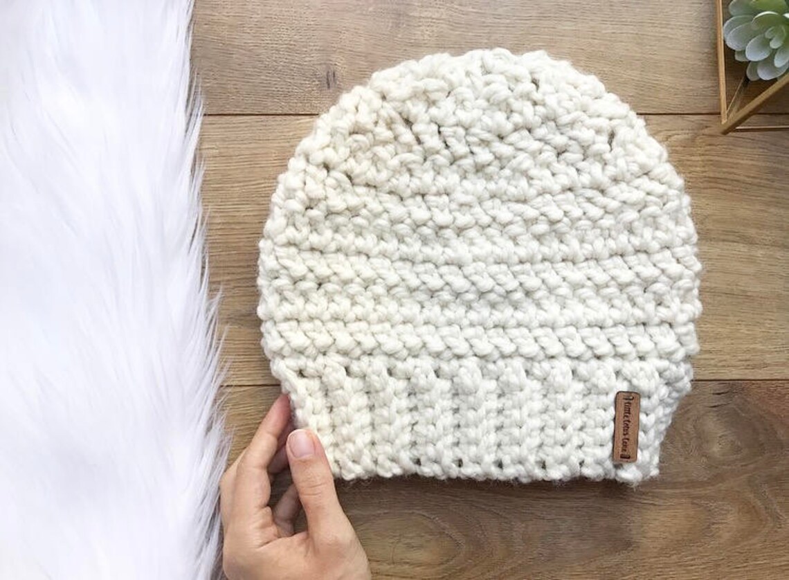 The Kennedy Beanie Crochet PATTERN / Written Tutorial / PDF - Etsy