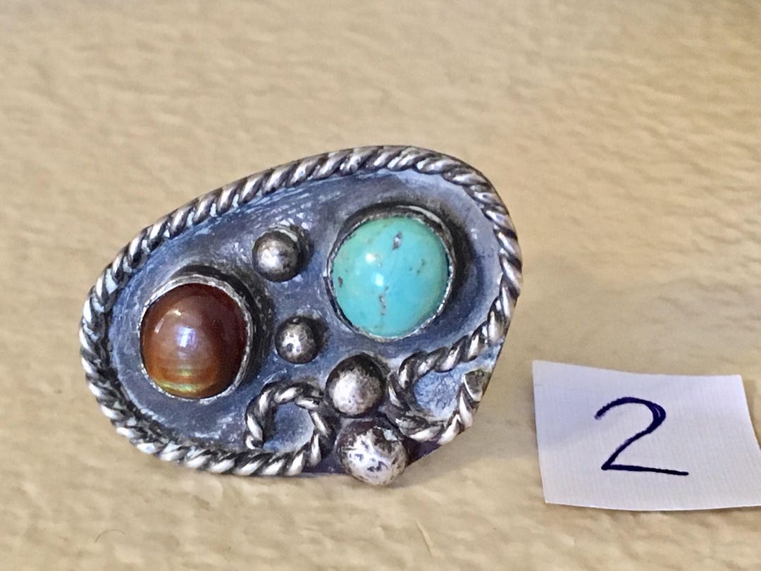 One Sterling Silver Ring Size 8 - Etsy