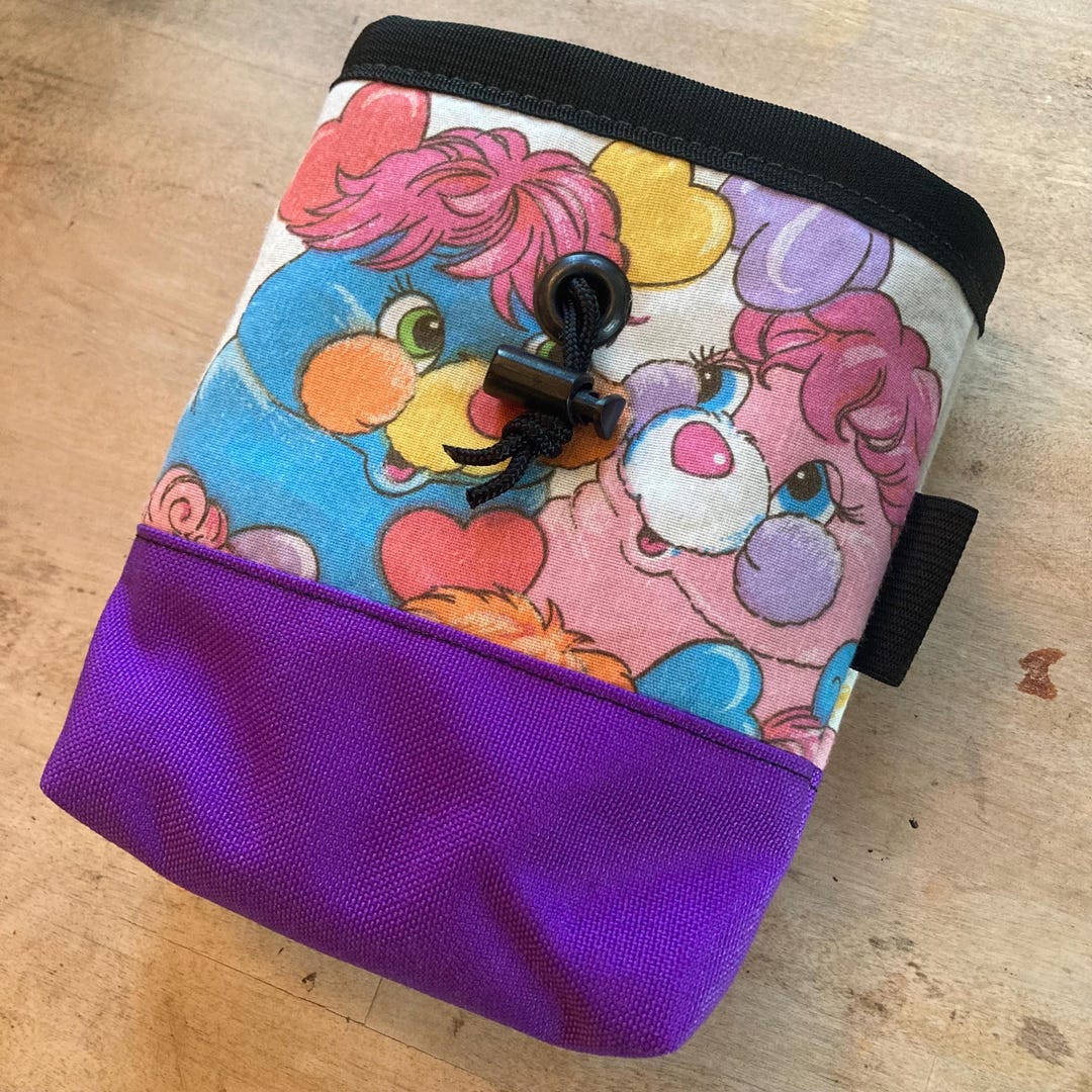 Upcycled 80’s Cartoon Chalk Bag - Etsy