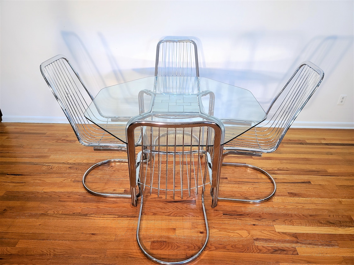 Vintage Gastone Rinaldi Dining Set - Etsy