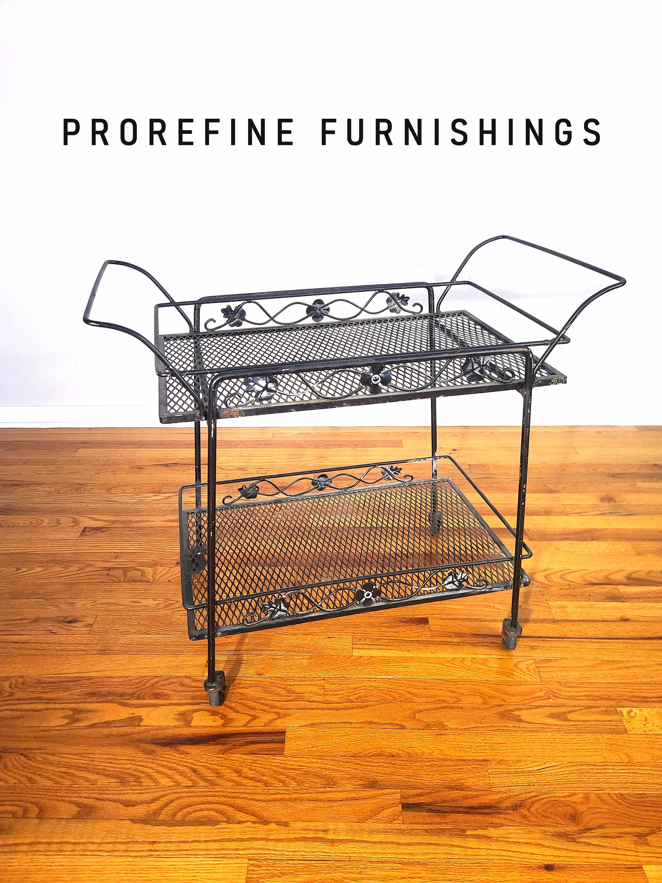 Woodard Tea Cart Etsy
