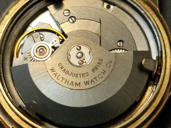 Rare vintage Waltham Dynaflow 41 jewels gold plate au… - Gem