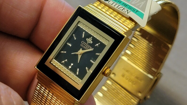 Rare Vintage Citizen Strada 1030-S61763 Gold Plated - Etsy