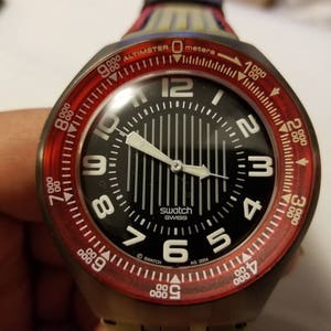 Rare Swatch Watch With Snowpass and Altimeter! (limited Edition) - Etsy