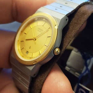 Rare Vintage Citizen 3810-882992SMK Two-tone Quartz Men's Watch (new ...