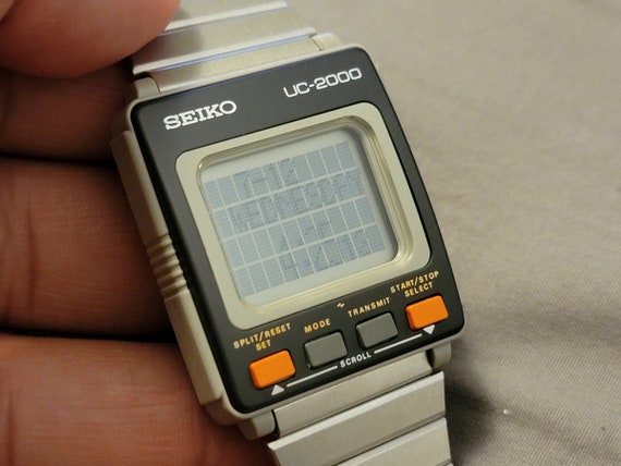 Rare Vintage Seiko UC-2000 LCD Digital BASIC Computer… - Gem