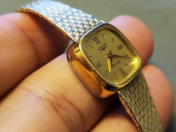 Vintage Longines Gold Plated Swiss Made Quartz Ladies… - Gem