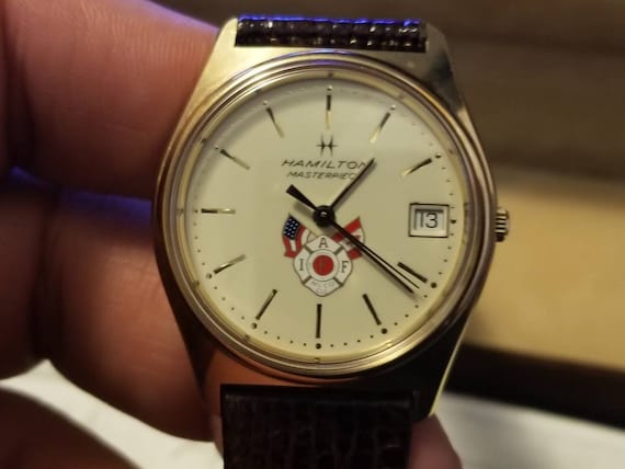 Vintage Hamilton Masterpiece Classic Quartz Men's Wat… - Gem