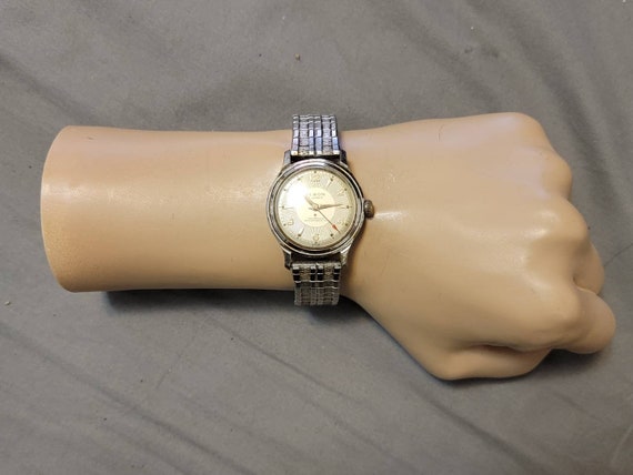 Vintage Elbon Stainless Steel Military Manual Wind Men's - Etsy