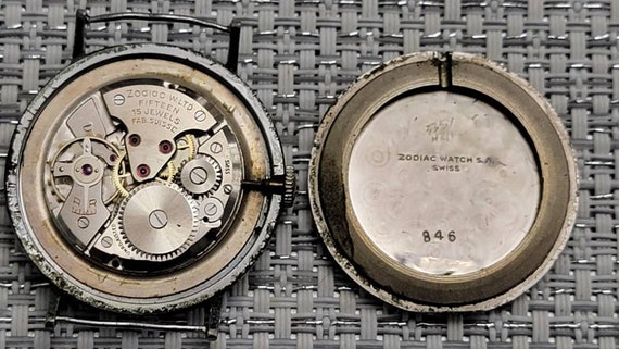 Rare Vintage Edak/Zodiac 87820 Stainless Steel Manual… - Gem