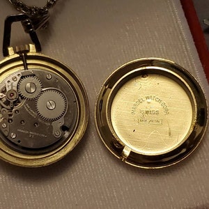 Vintage Marcel Gold Plated Manual Wind Ladies Pendant Watch - Etsy
