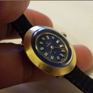 Rare Vintage Consul Swiss Made Blue Dail Manual Wind Ladies Watch - Etsy