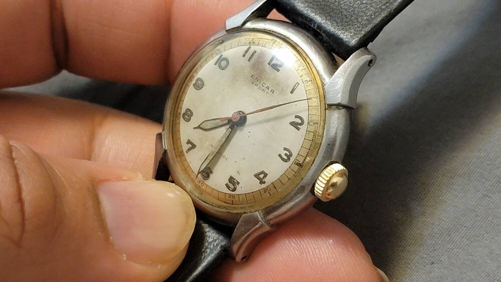 Vintage Enicar Sport 17 Jewels Swiss Military Manual Wind | Etsy