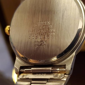 Rare Vintage Citizen 3810-882992SMK Two-tone Quartz Men's Watch (new ...