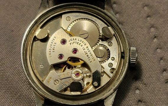 Rare Vintage Jean Louis Roehrich Stainless Steel Mili… - Gem