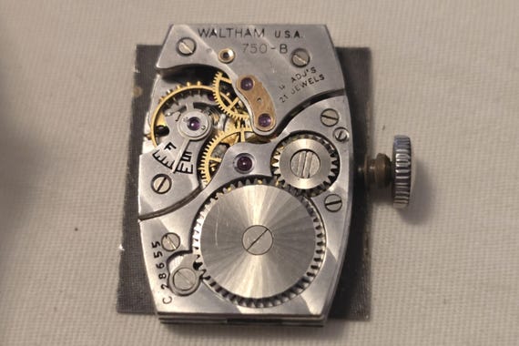 Vintage Waltham 1OK Gold Filled 750-B Movement 21 Jew… - Gem