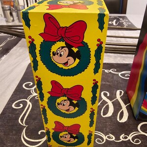 Vintage Mickey Mouse Skating Musical Jewelry Box (manufactured Howard ...