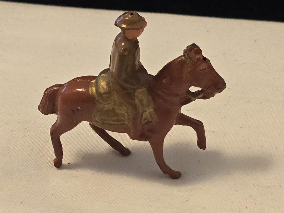 Antique WWI Cavalry Soldier Doughboy on Horse & Ridertoy Figure - Etsy