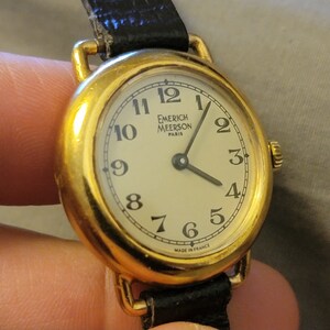 Vintage Emerich Meerson Paris Gold Filled France Manual Wind Ladies ...