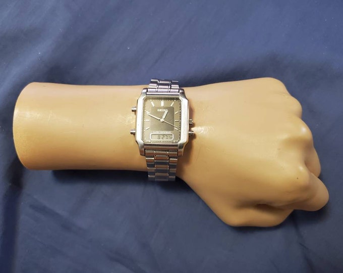 Rare Vintage Seiko V072-5060 R1 Chronograph Analog/digital Quartz Men's Watch - Etsy