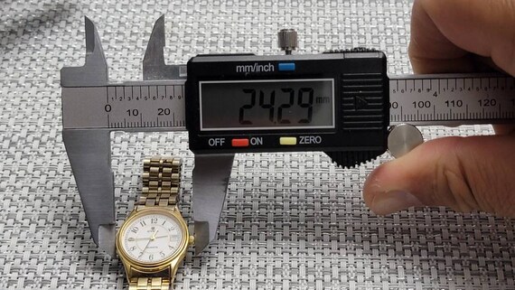 Cyma 18K Gold Plated Quartz Ladies Watch - Gem