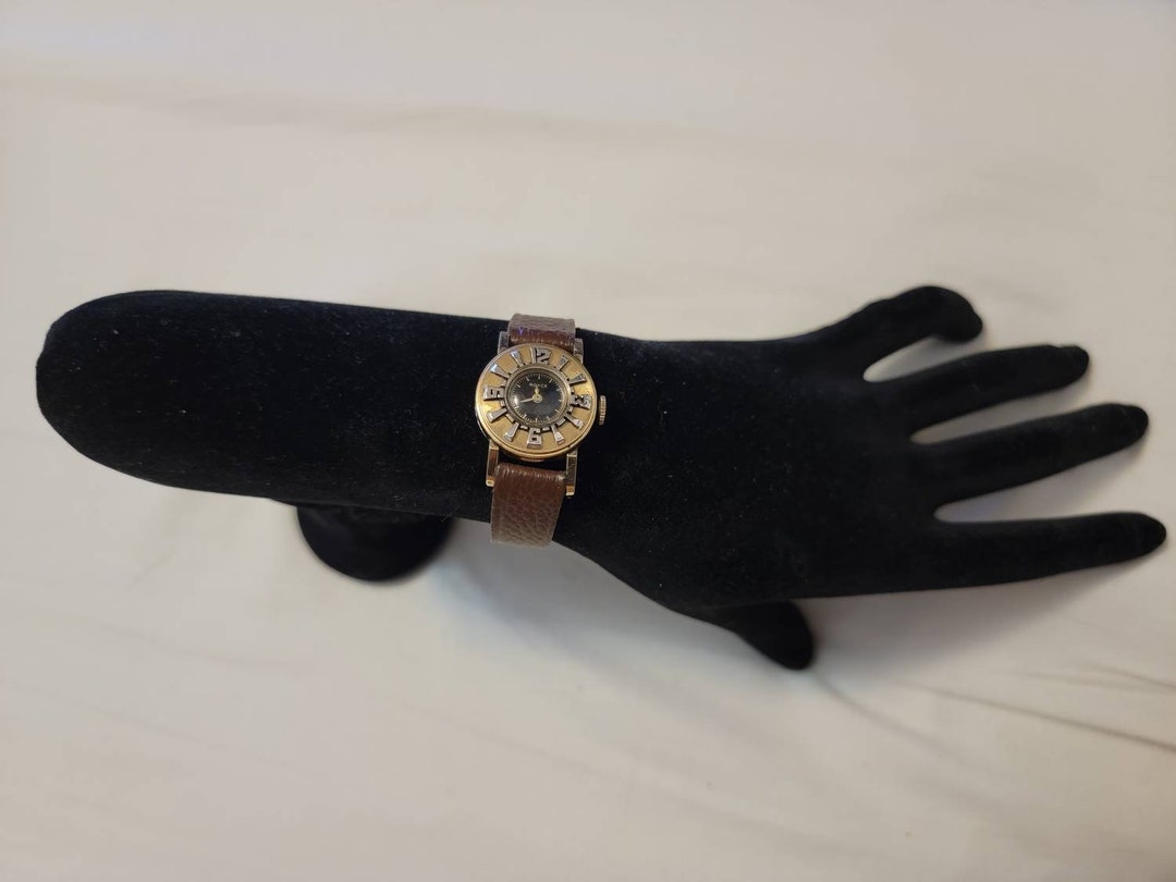 Rare Vintage Royce 10K Gold Filled & Stainless Steel Manual Wind Ladies ...