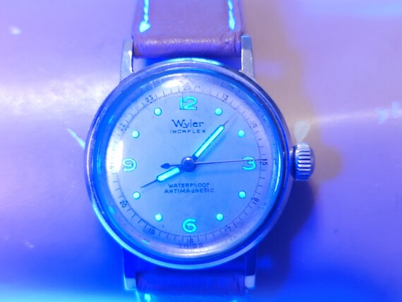 Vintage Wyler Incaflex WW2 Stainless Steel Military M… - Gem