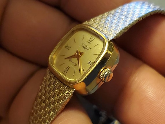 Vintage Longines Gold Plated Swiss Made Quartz Ladies… - Gem