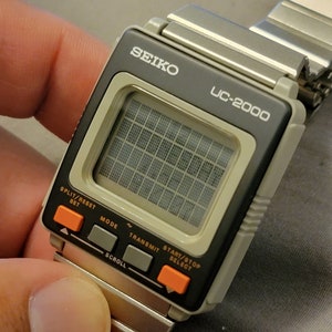 Rare Vintage Seiko UC-2000 LCD Digital BASIC Computer Men's Watch - Etsy UK