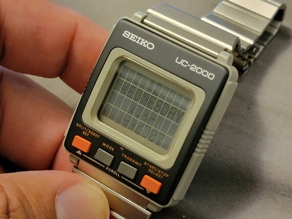 Rare Vintage Seiko UC-2000 LCD Digital BASIC Computer… - Gem