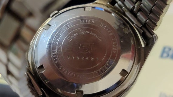 Vintage Seiko Sportsmatic 5 Diashock 6619-9990 Stainl… - Gem