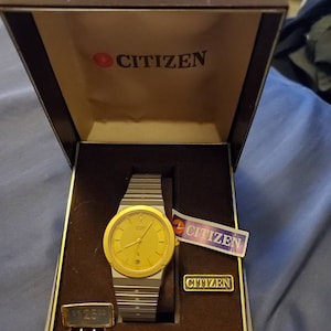 Rare Vintage Citizen 3810-882992SMK Two-tone Quartz Men's Watch (new ...