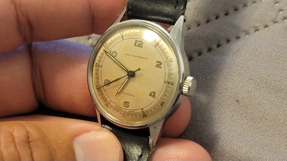 Rare Vintage Jean Louis Roehrich Stainless Steel Mili… - Gem