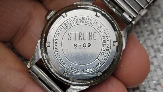 Vintage Bucherer (Tevo) Stainless Steel Military Manu… - Gem