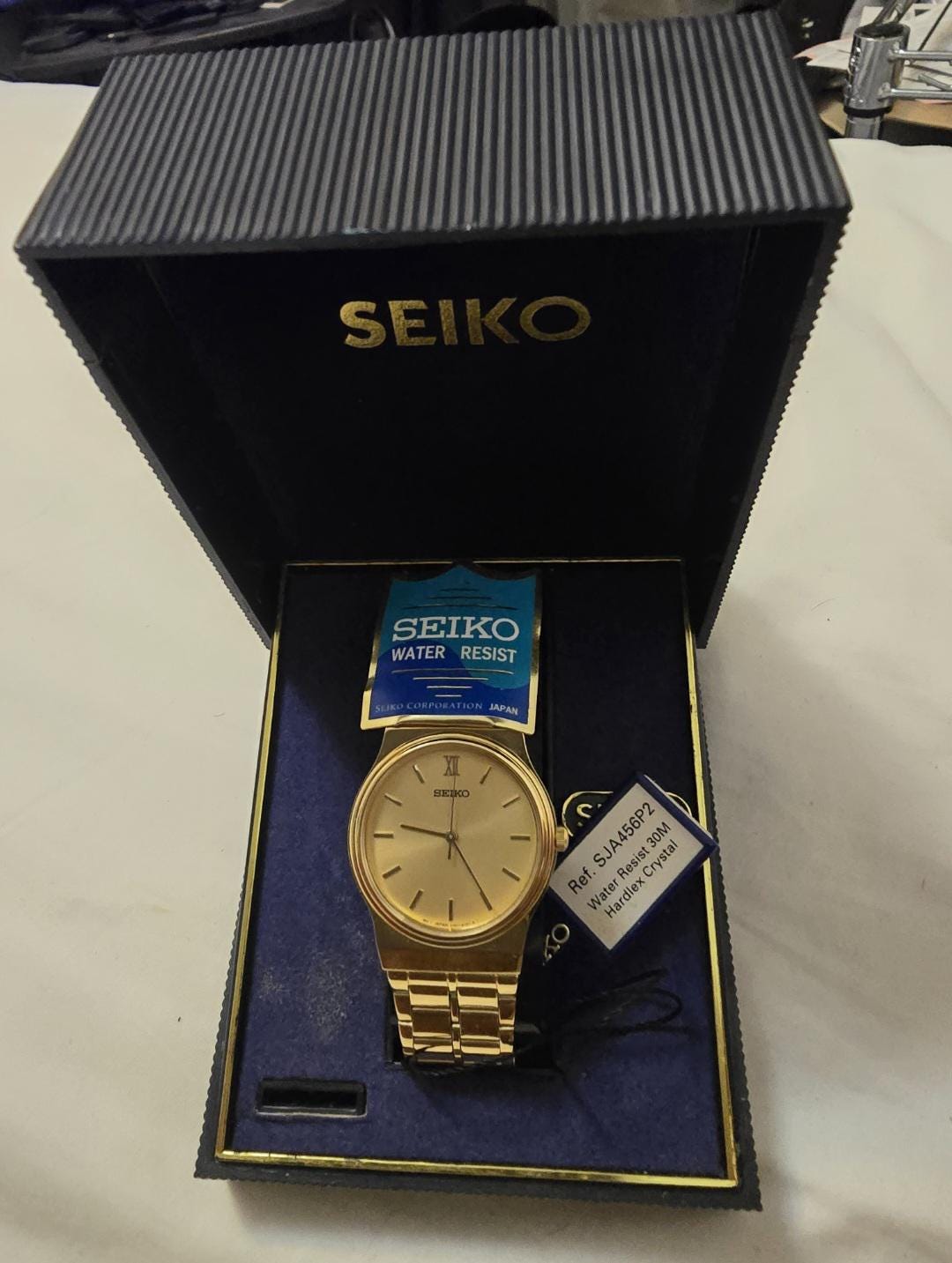 Vintage Seiko V701-2090 Gold Plated Quartz Men's Watch - Etsy