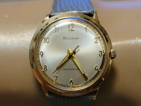 Vintage Bulova Sea Flight M7 10K Gold Filled Swiss Ma… - Gem