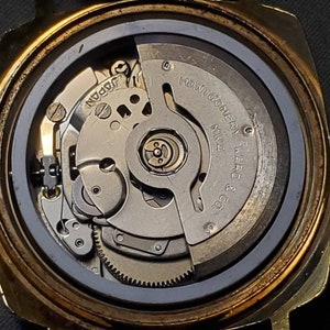 Vintage Dorset QS Gold Plated Rectangular Automatic Men's Watch - Etsy