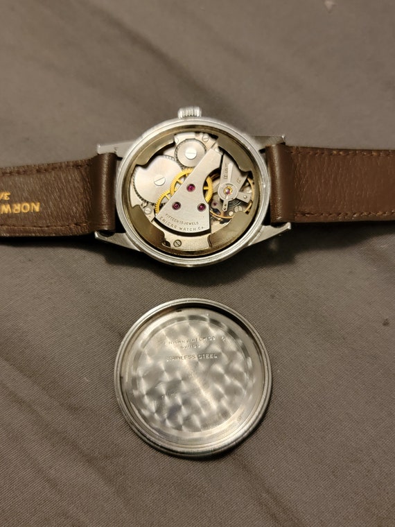 Rare Vintage Enicar Sport Stainless Steel "Enamel Dia… - Gem